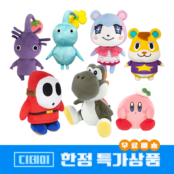 [대원샵디데이][닌텐도] 캐릭터 봉제인형 모음전